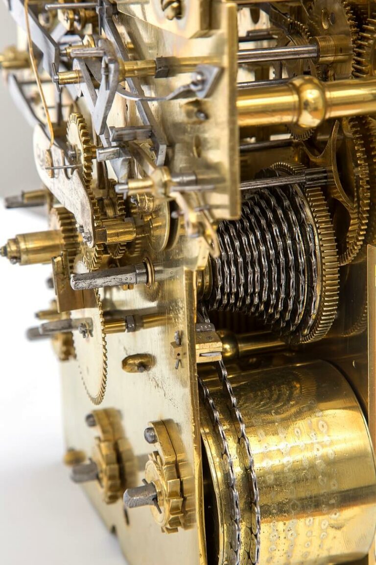 A large English musical bracket clock with 12 melodies, Stephen ...
