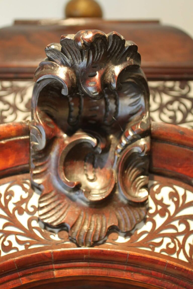 A Dutch burr walnut musical longcase clock, circa 1740 - Gude & Meis