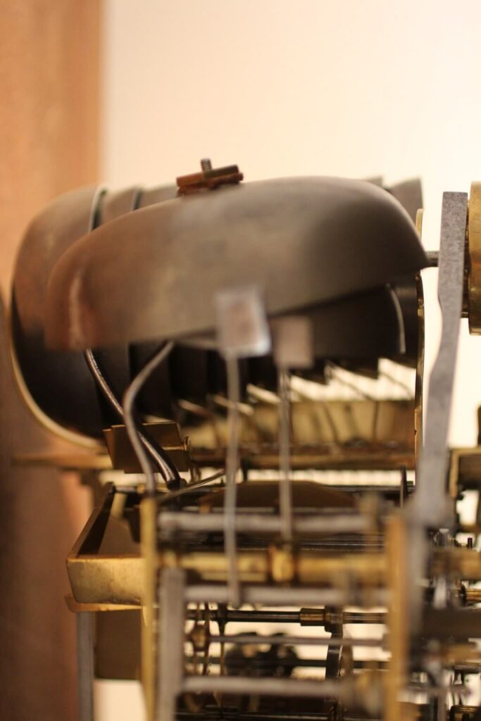 A Dutch burr walnut musical longcase clock, circa 1740 - Gude & Meis