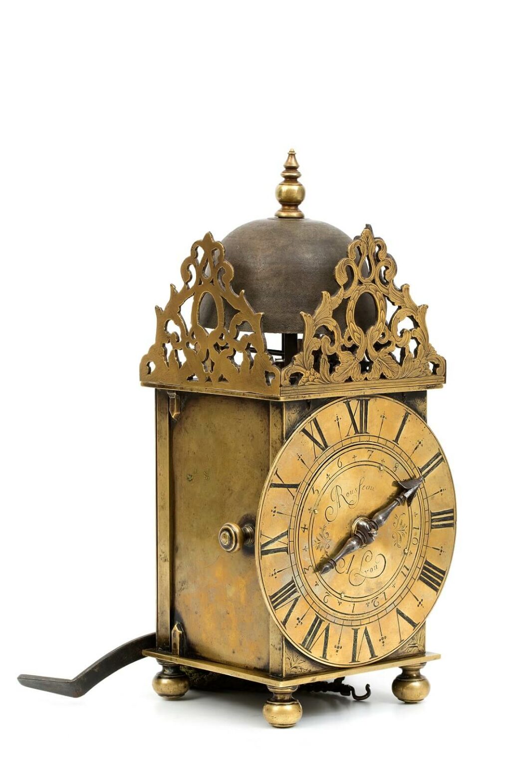 An early French lantern timepiece, Rousseau A Lyon, circa 1665 - Gude ...