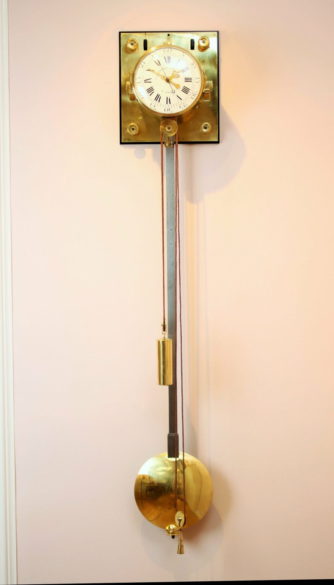 A rare French Louis XVI wall regulator, Goyffon Freres, circa 1770 ...