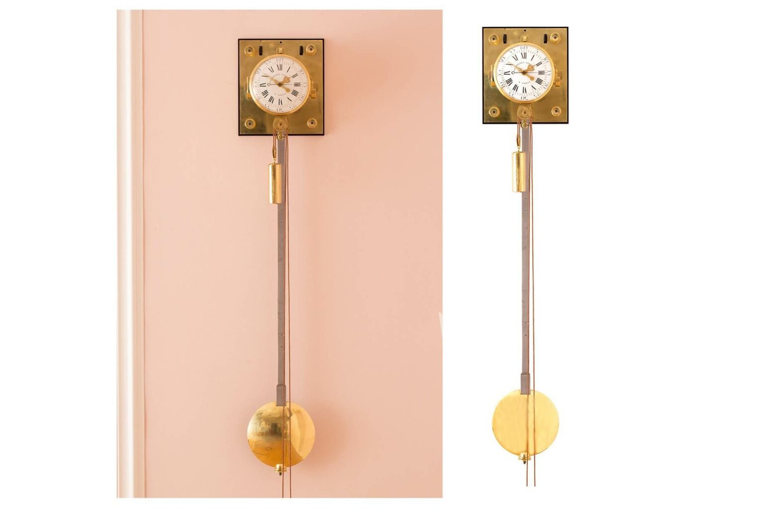 A rare French Louis XVI wall regulator, Goyffon Freres, circa 1770 ...