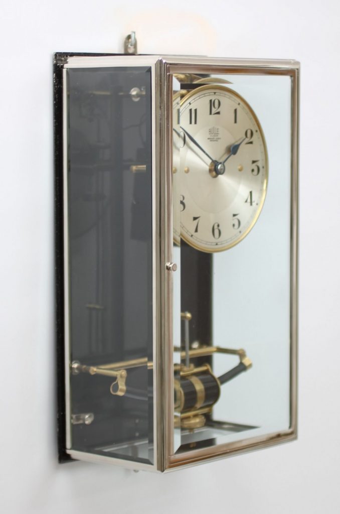 A French nickel plated electrical timepiece, Bulle-Clock, circa 1910 ...