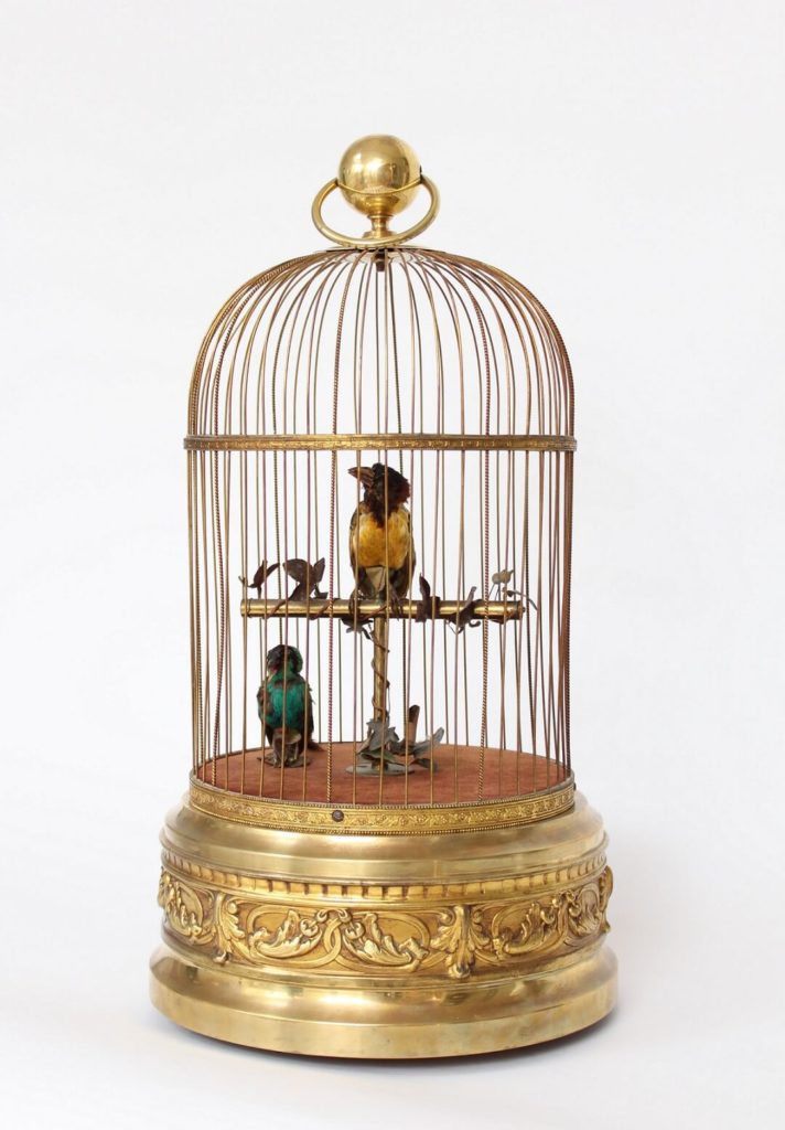 A French gilt brass bird cage automaton, circa 1900 - Gude & Meis