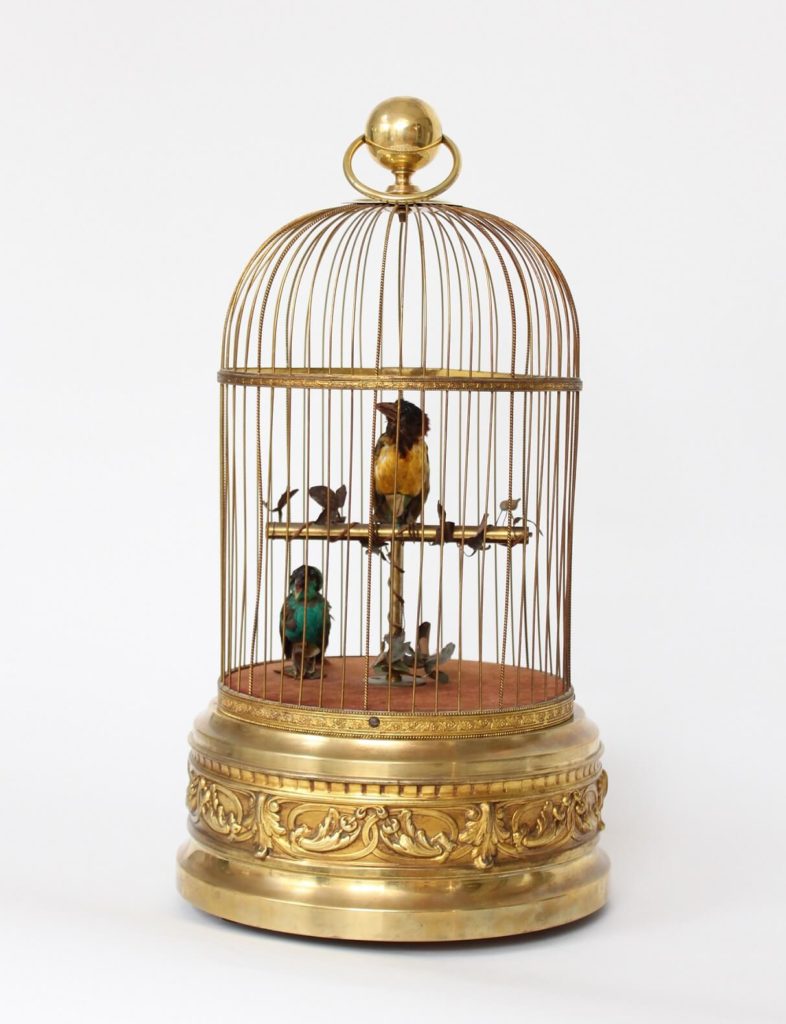 A French gilt brass bird cage automaton, circa 1900 - Gude & Meis
