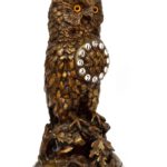 French Owl clock 3-106 - Gude & Meis