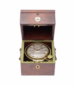 English-mahogany-brass-marine-ships-chronometer-Barraud-Lund-London ...