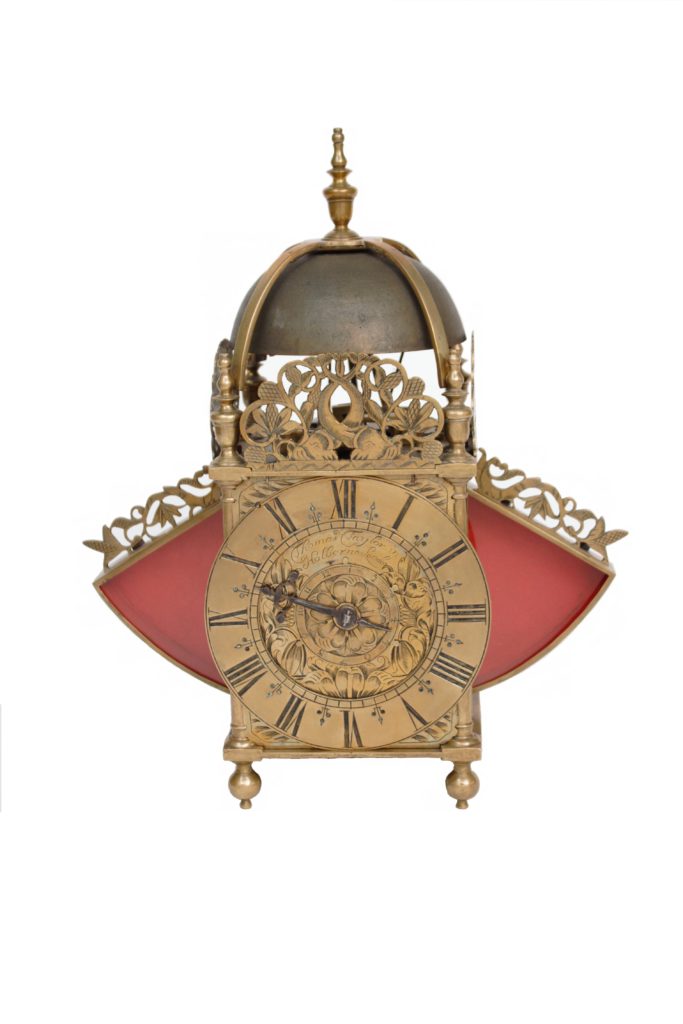 English-brass-striking-alarm-engraved-lantern-antique-wall-Thomas ...