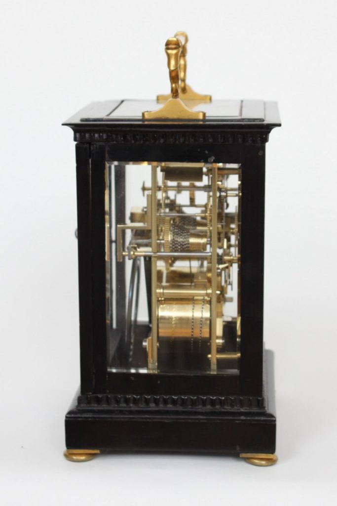 A fine English giant ebonized carriage clock, Edward John Dent #598 ...
