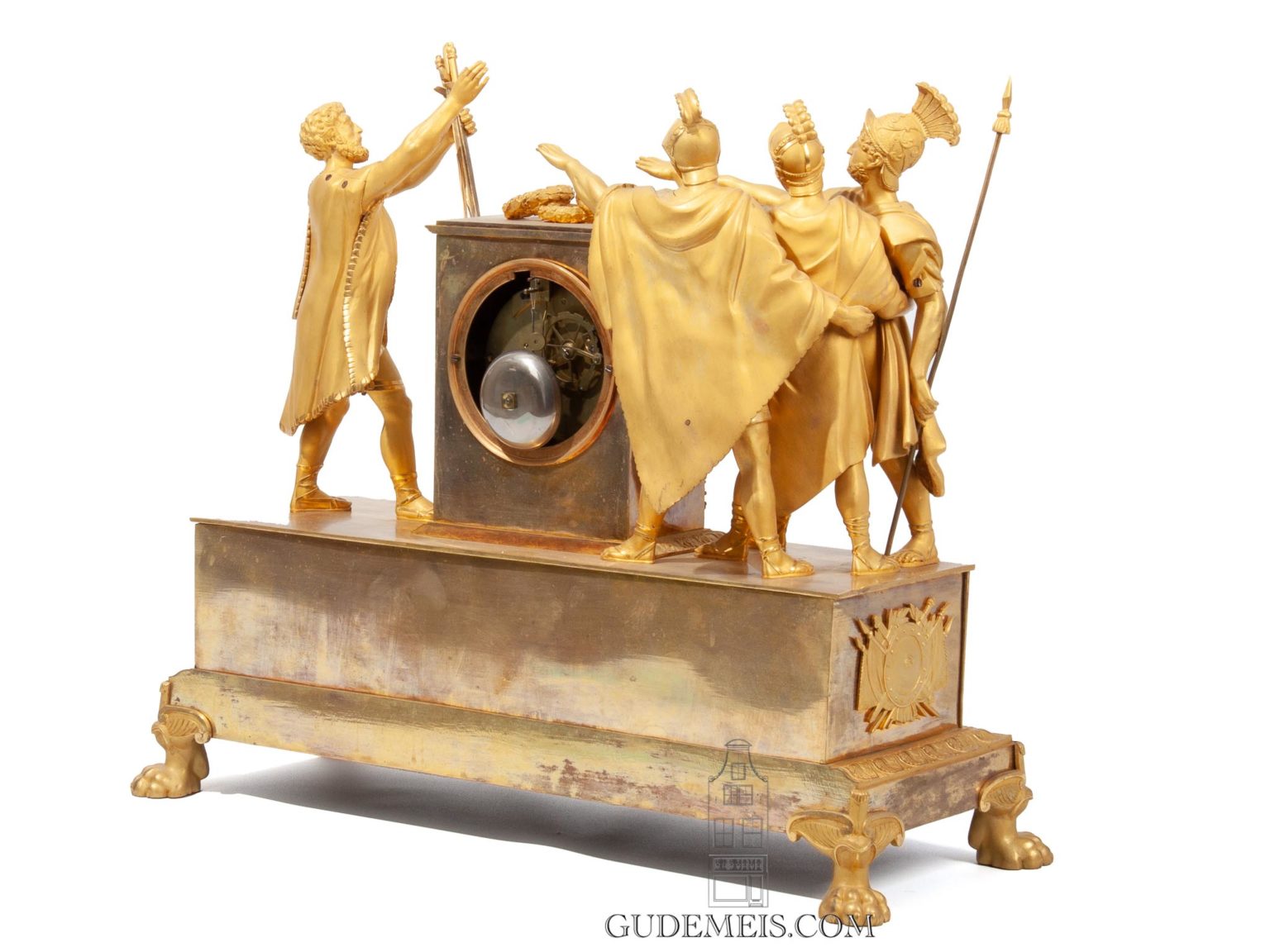 Oath-of-the-horatii-French-Empire-sculptural-gilt-bronze-striking ...