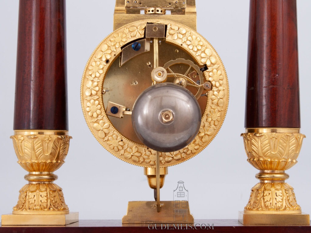 Oscillating portico clock 4-146 - Gude & Meis | Antieke klokken