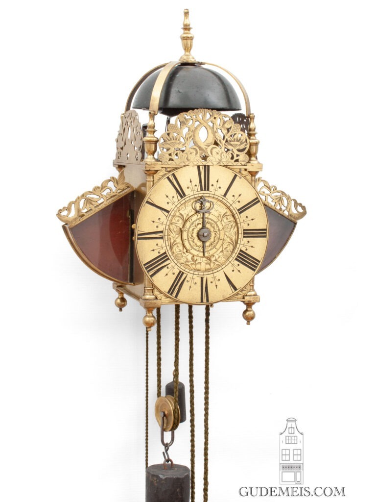 English-william-mary-brass-baroque-striking-alarm-antique-wing-lantern ...