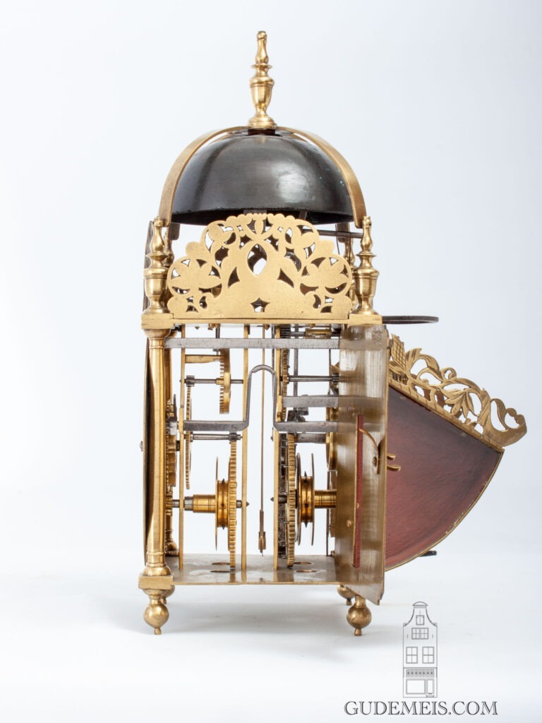 English-william-mary-brass-baroque-striking-alarm-antique-wing-lantern ...