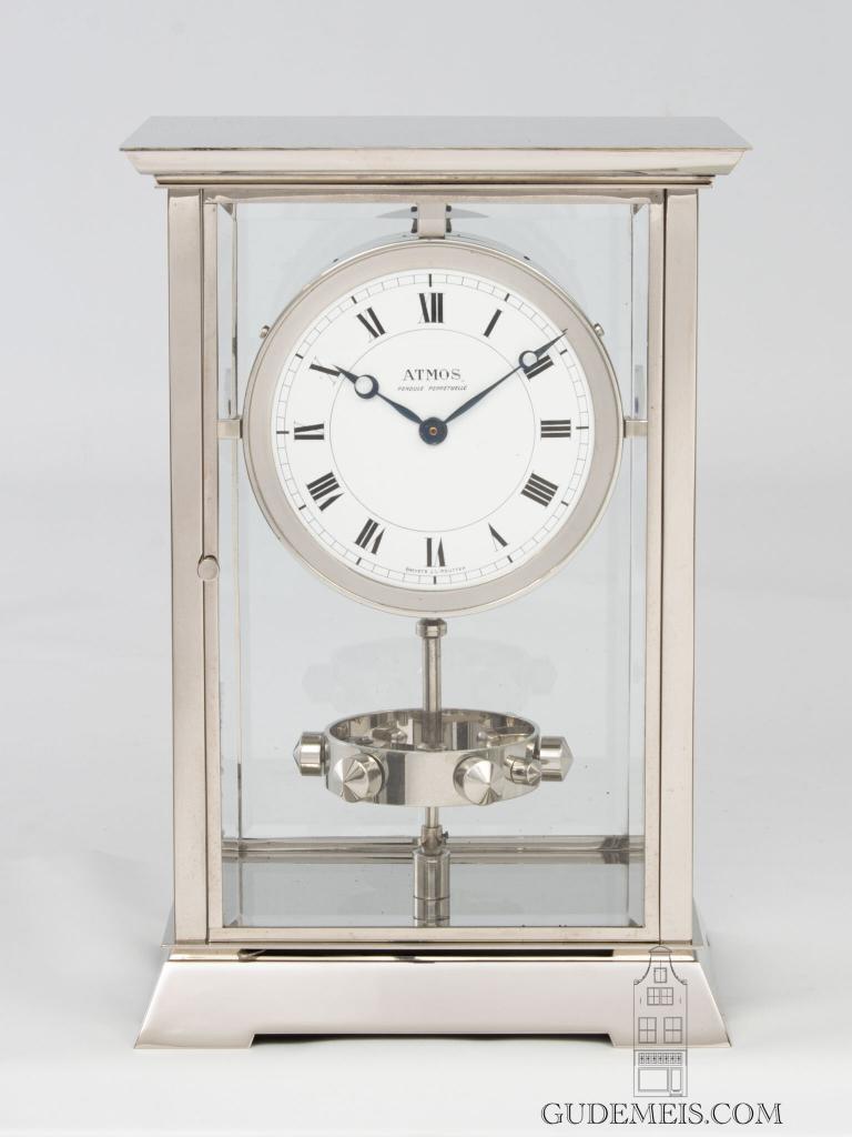 art-deco-French-nickel-brass-high-perpetual-Jean-Leon-Reutter-atmos ...