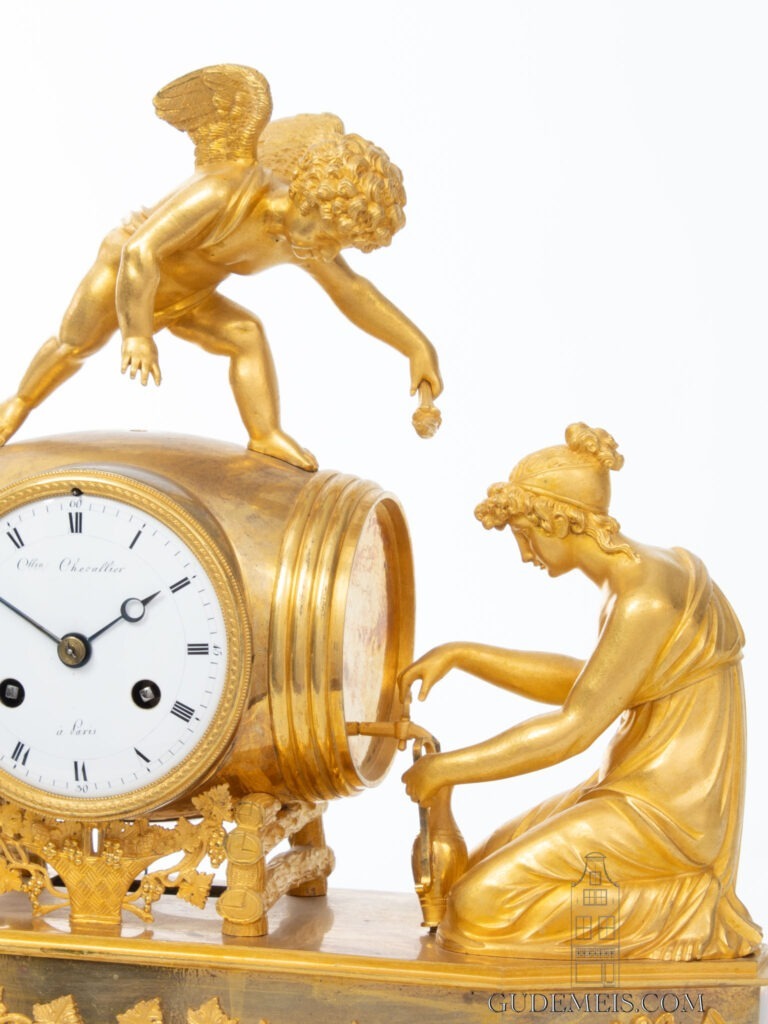 Cupid-Amor-French-Empire-ormolu-gilt-bronze-sculptural-striking-antique-mantel-clock-chevallier ...