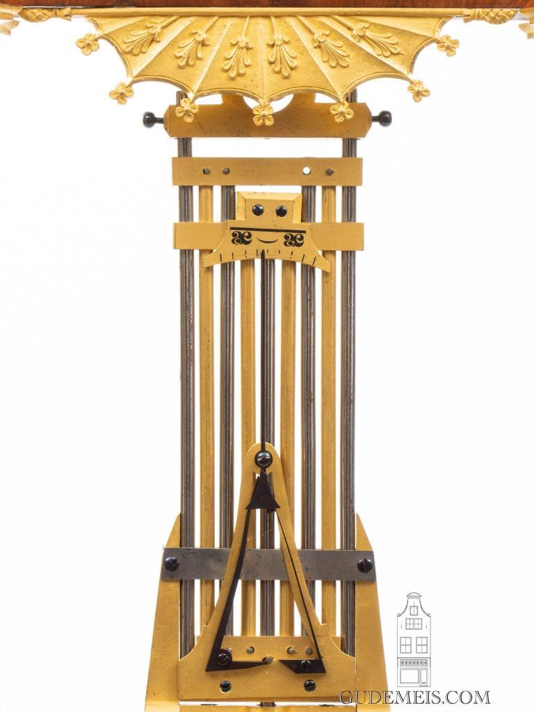 French-Empire-Restoration-ormolu-mahogany-antique-mantel-clock ...
