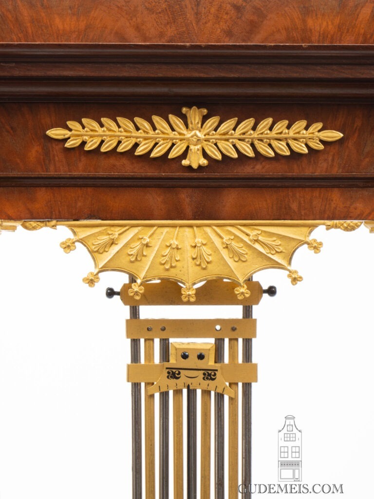 French-Empire-Restoration-ormolu-mahogany-antique-mantel-clock ...