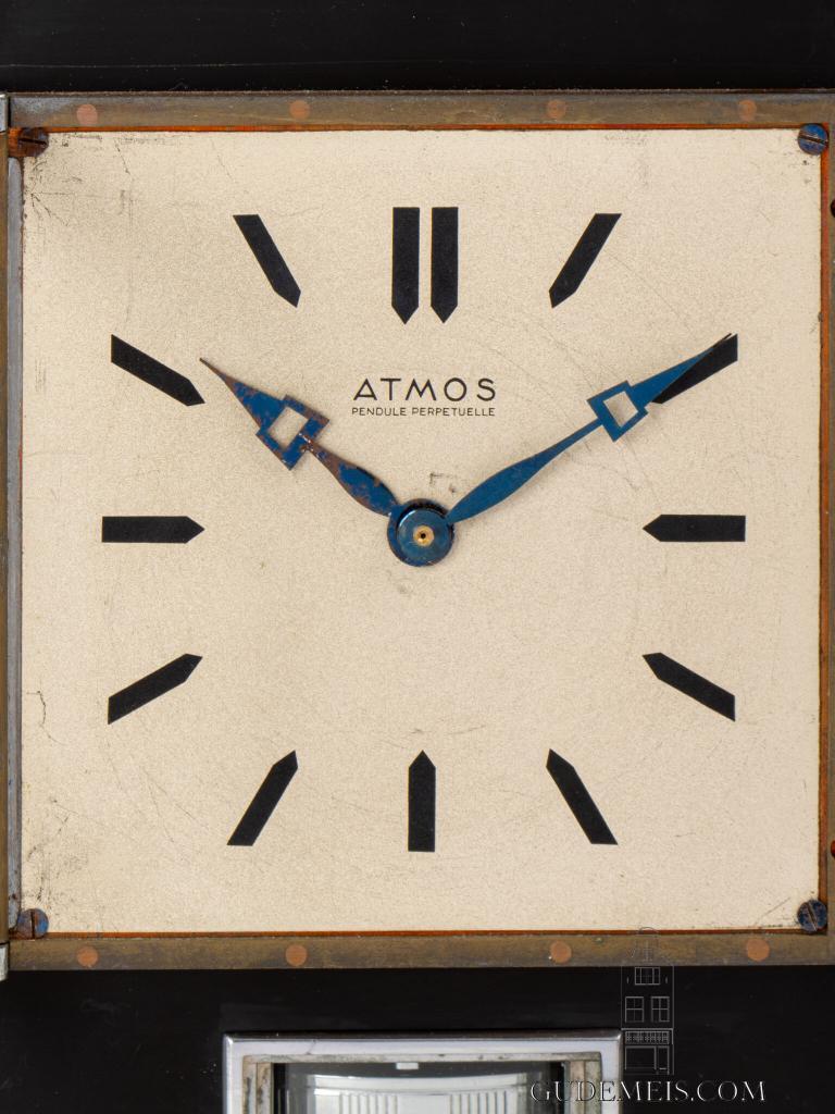 French-Art-Deco-ebonized-nickel-jean-leon-reutter-patent-atmos-clock ...
